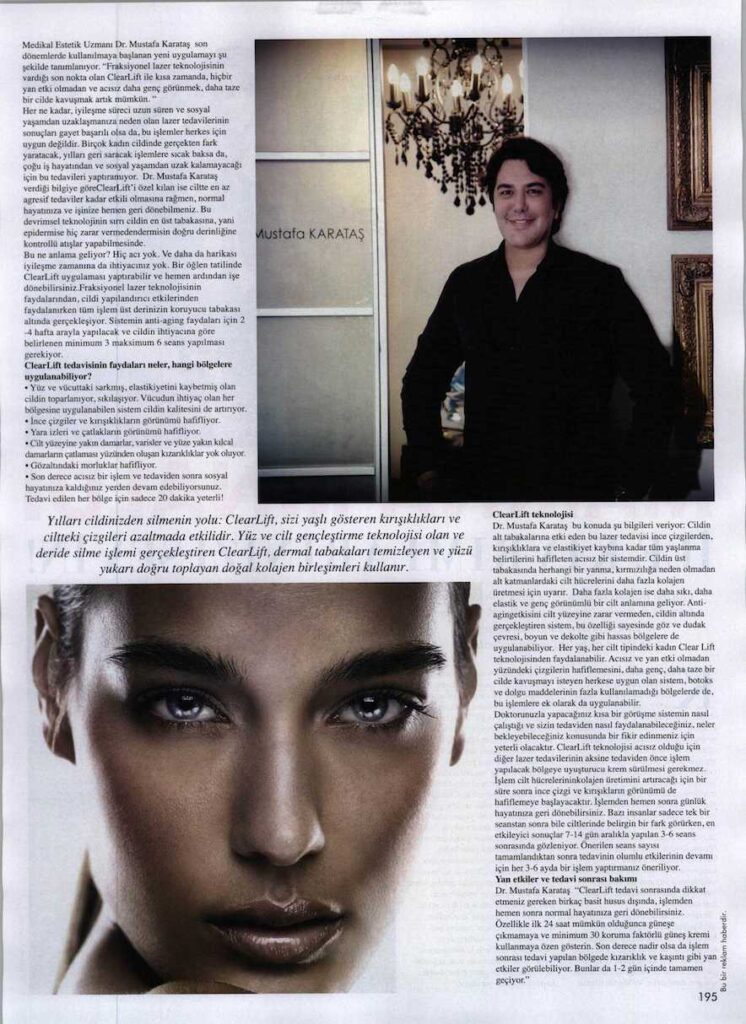 Alem Dergisi VShape-ClearLift - STS Lazer